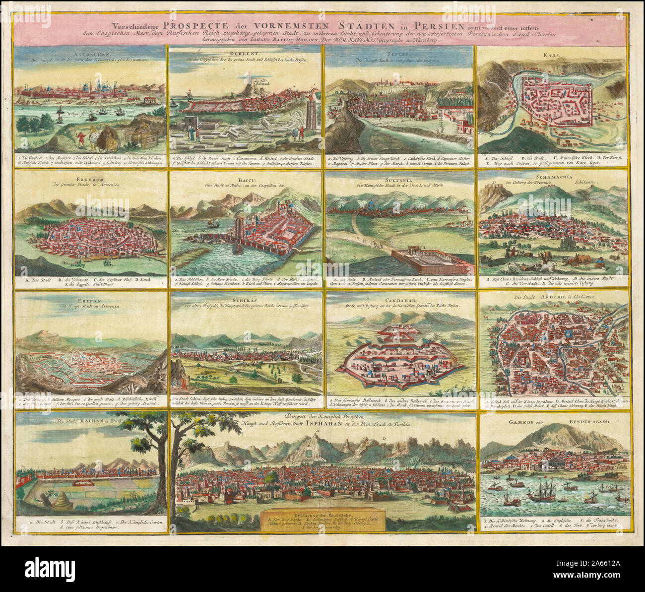 Different Views of the Major Cities in Persia Stock Photo - Alamy