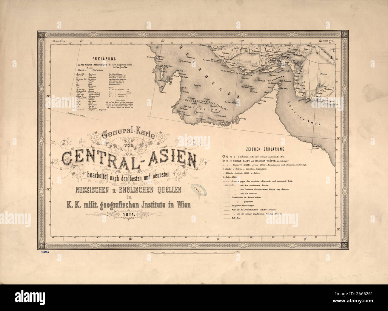 Central asia map hi-res stock photography and images - Alamy
