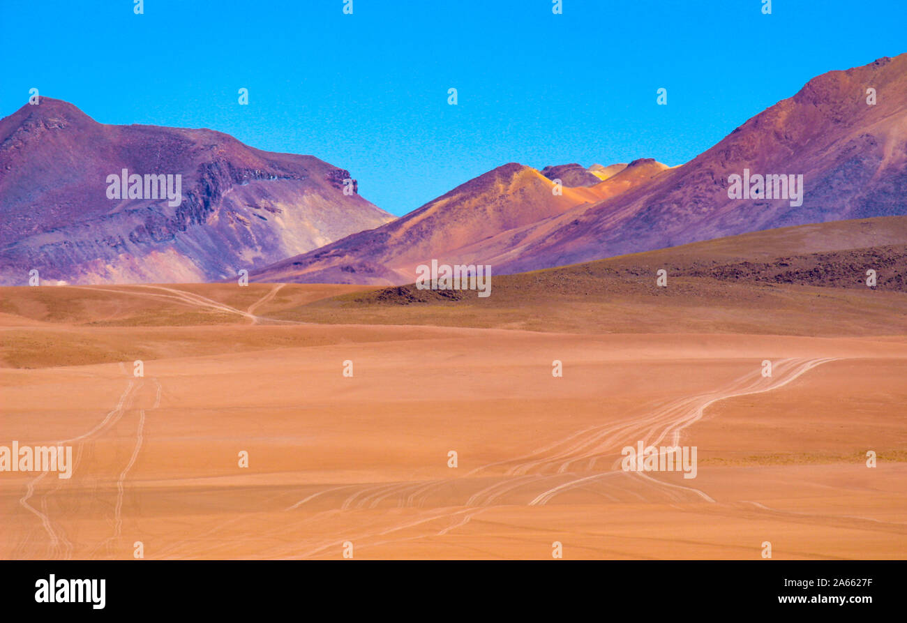 the fabulous laguna colorada in Bolivia Stock Photo - Alamy