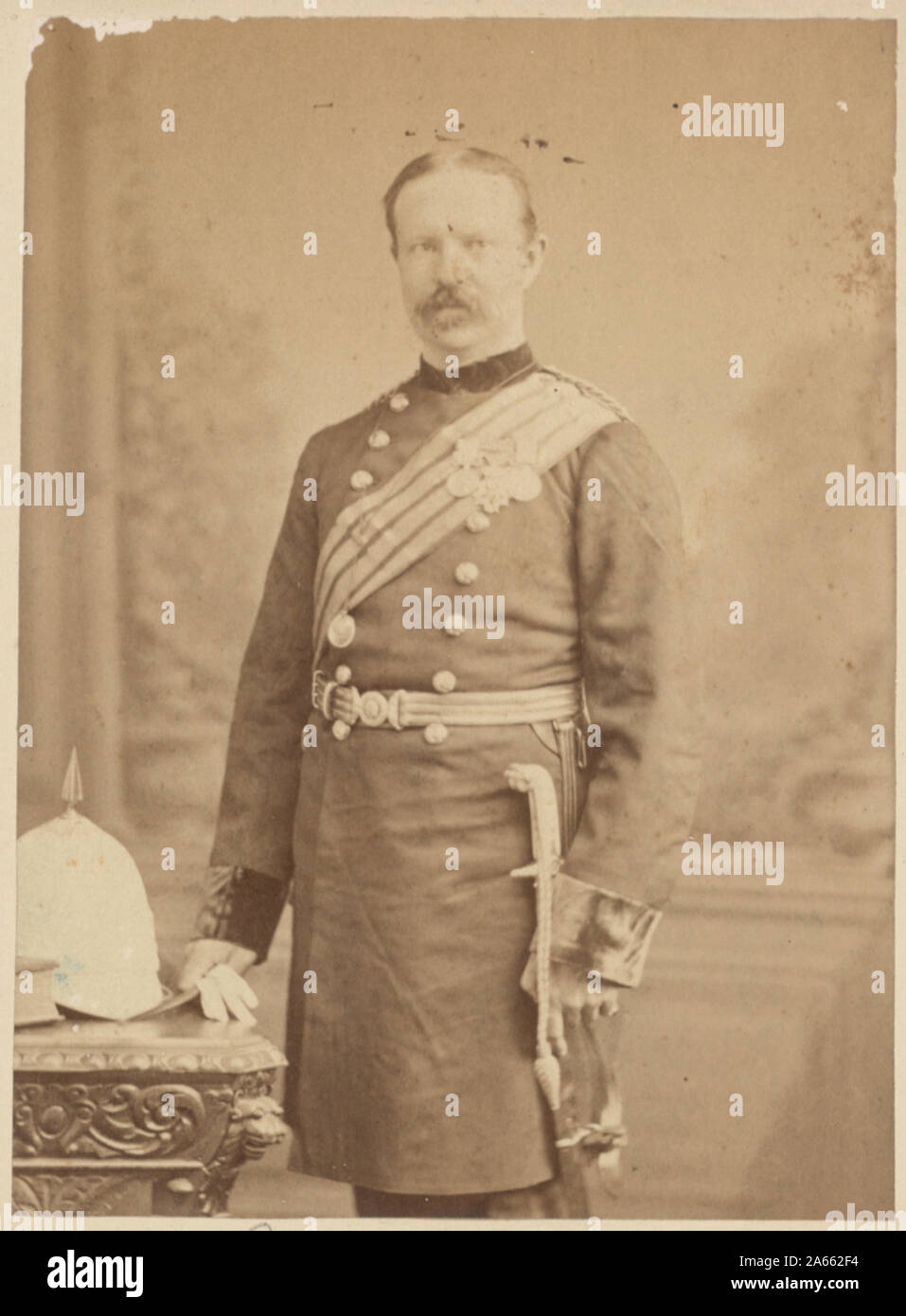 Indian Celebrities- General Dunham Massy Stock Photo - Alamy
