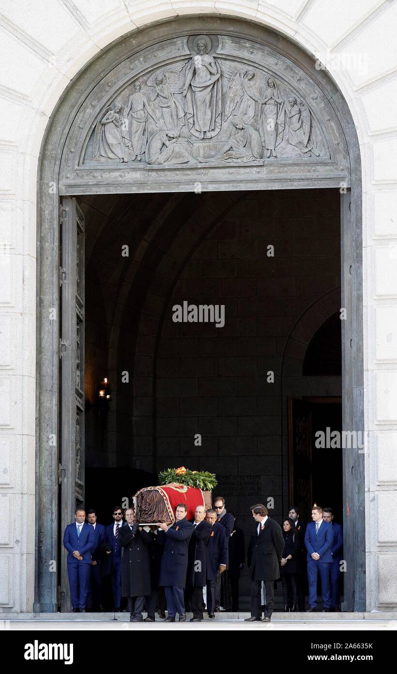 Madrid, Madrid, Spain. 24th Oct, 2019. The family of Dictator attends ...
