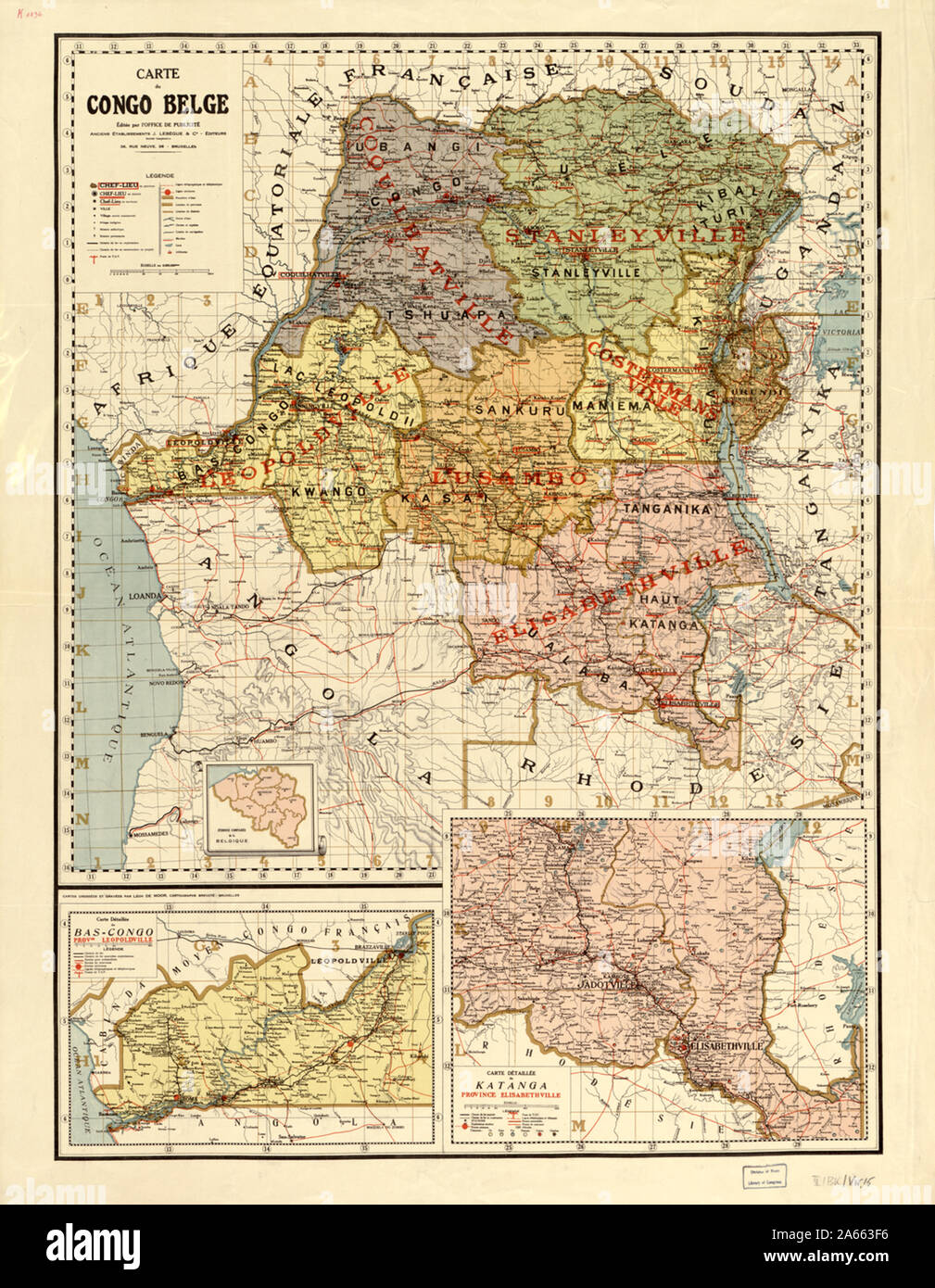 Belgian congo map hi-res stock photography and images - Alamy Belgian congo map hi-res stock photography and images - Alamy