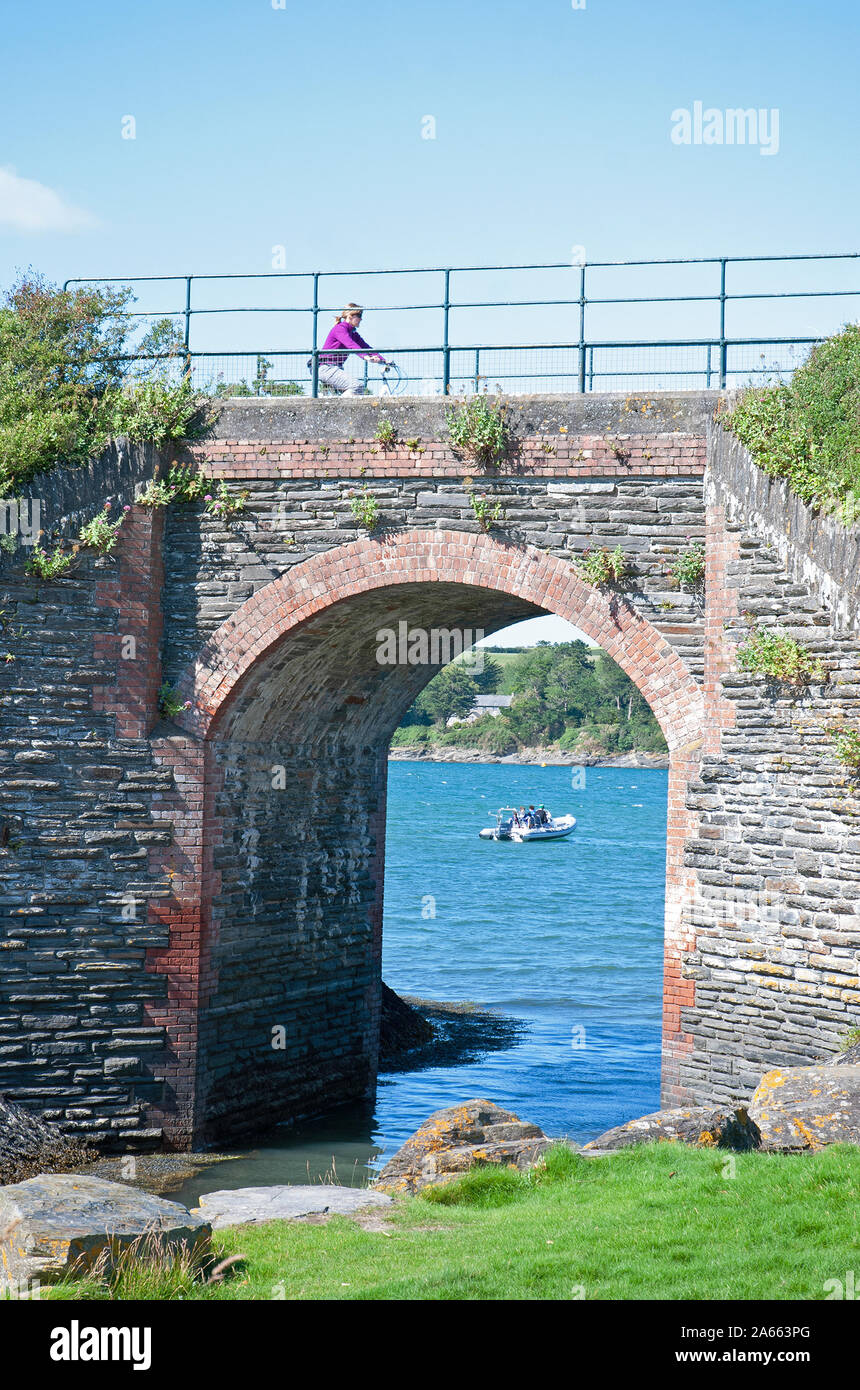 Camel Estuary And Cornwall And Cycle High Resolution Stock Photography ...