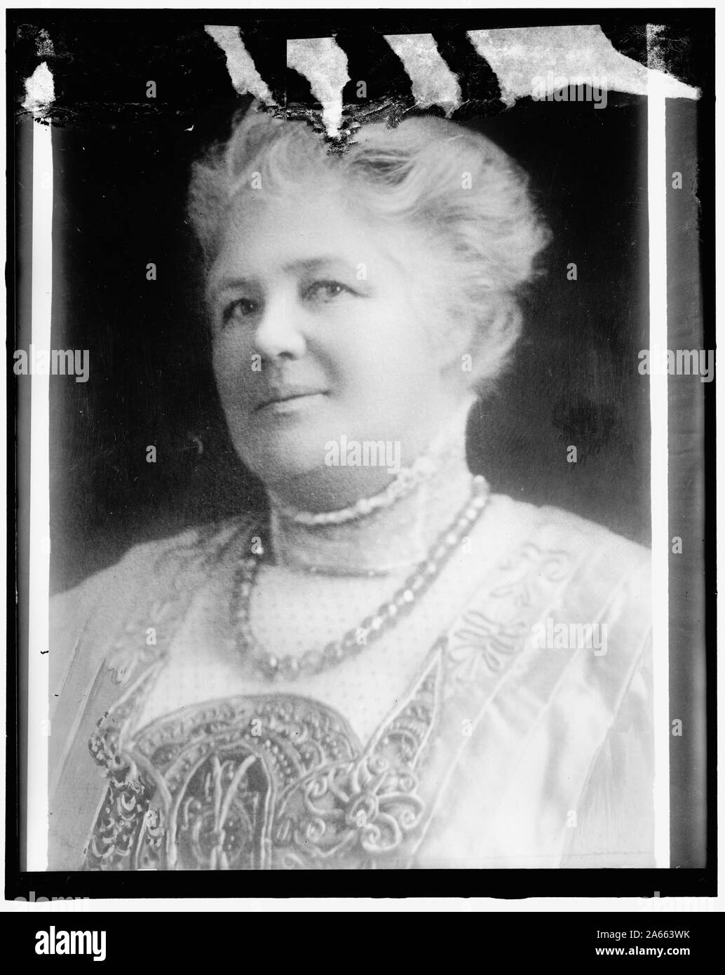 Miss Mary E Foy LOC hec14182 Stock Photo - Alamy