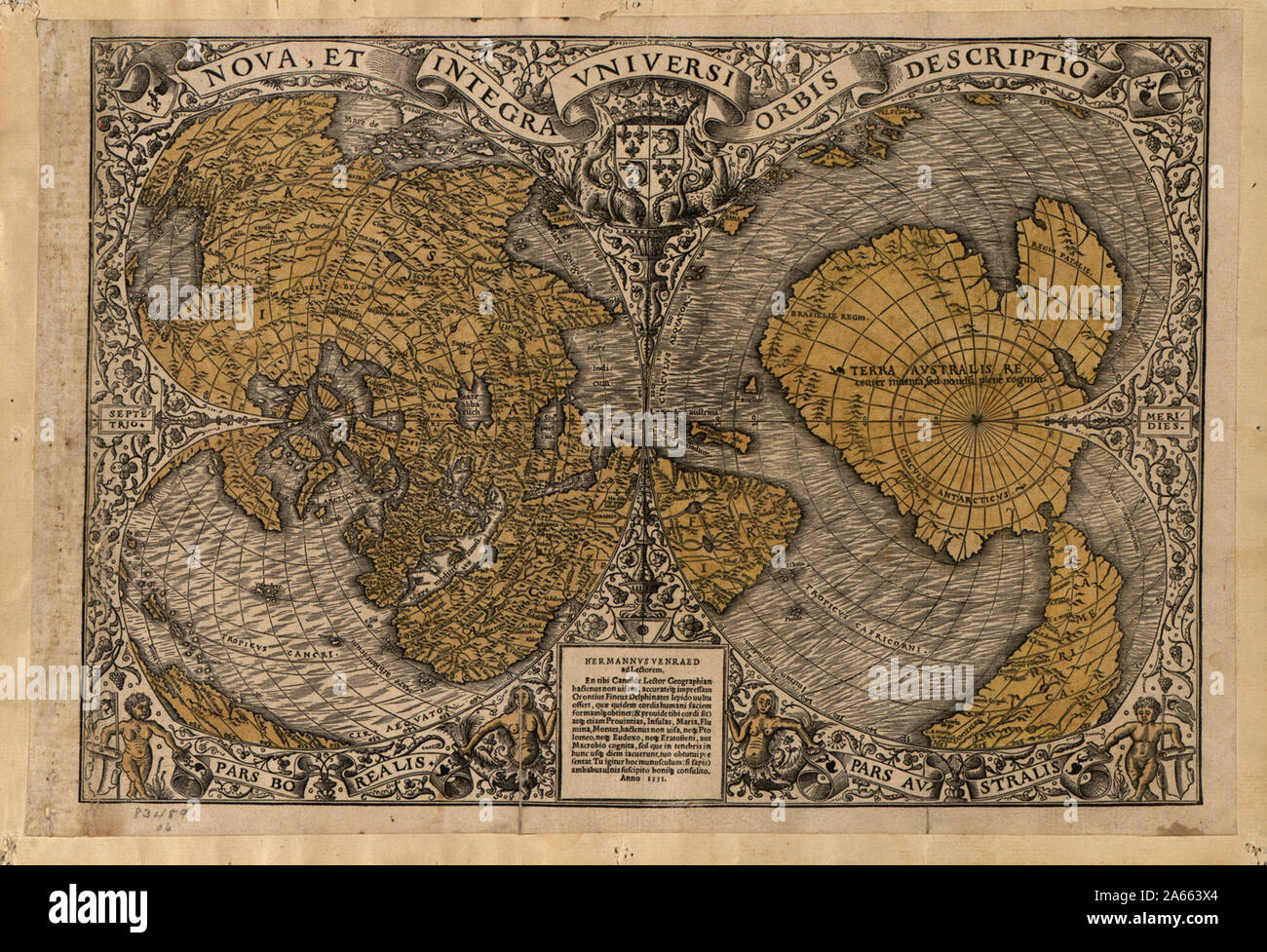 Modern and Complete Map of the Entire World Stock Photo - Alamy