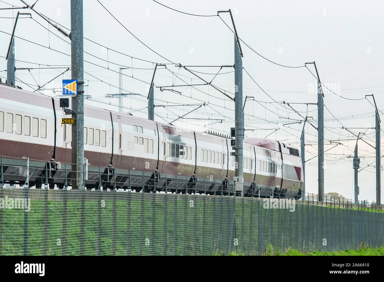 Thalys train brussels paris hi-res stock photography and images - Alamy