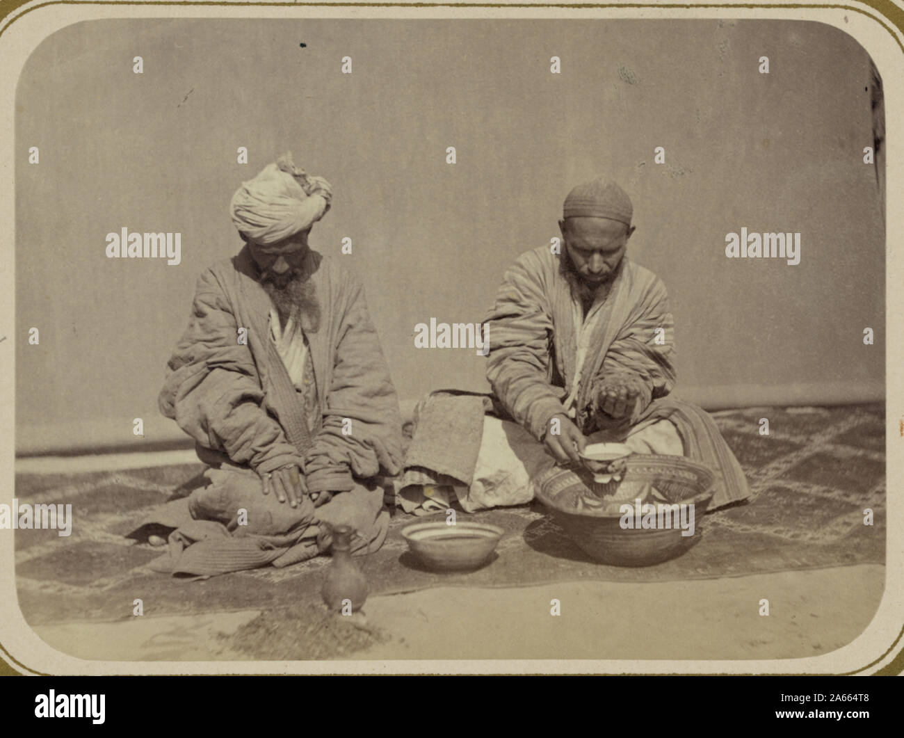 Places of Social Gathering Preparation of Poppy Pod Tea Stock Photo - Alamy