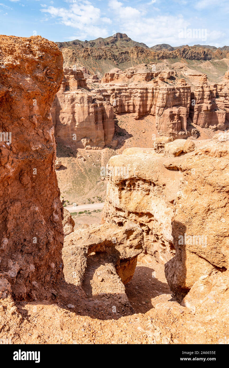 Charyn National Park Sharyn Canyon Breathtaking Picturesque High Angle ...
