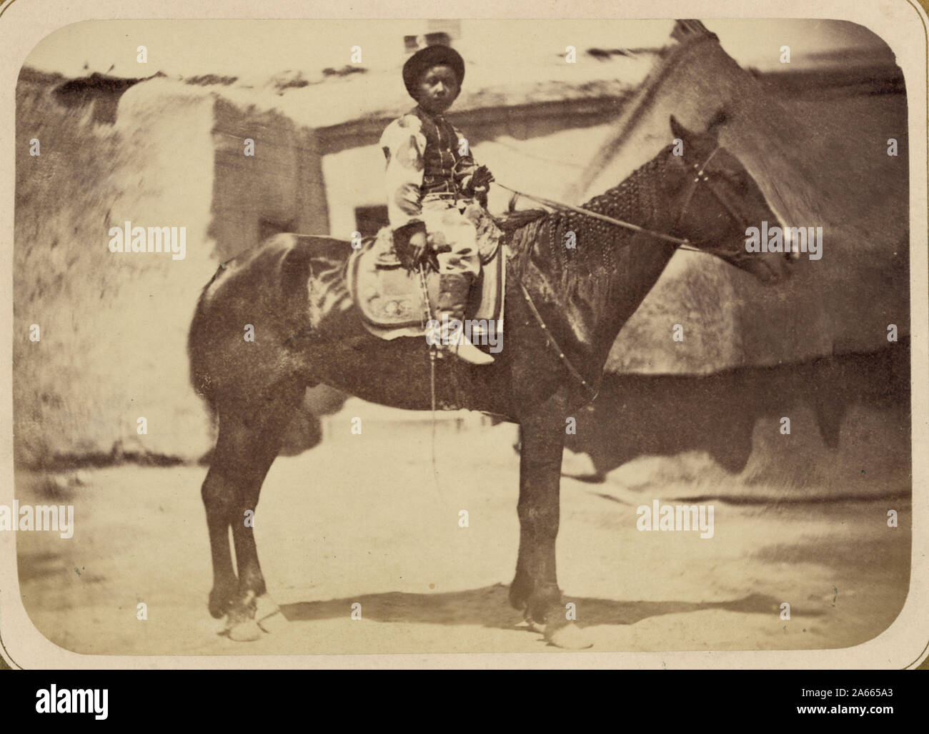 Saddle Gear of Central Asians Horse Racing Saddle Gear Stock Photo - Alamy
