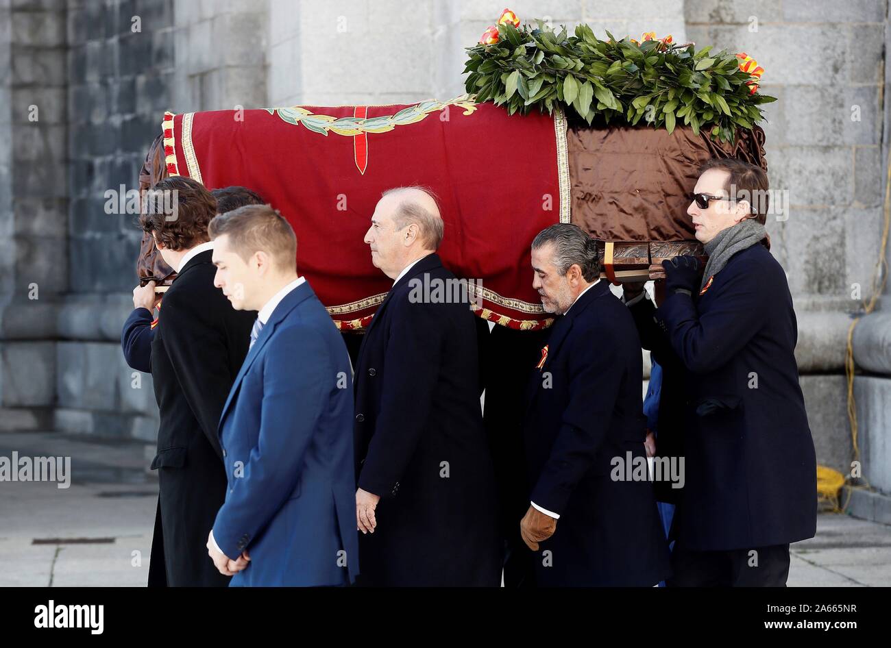 Madrid, Madrid, Spain. 24th Oct, 2019. The family of Dictator attends ...