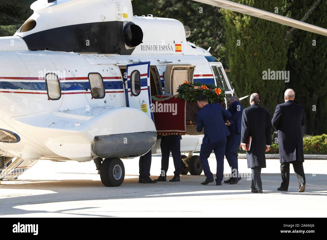 Madrid, Spain. 24th Oct 2019. Family of Dictator attends to the ...