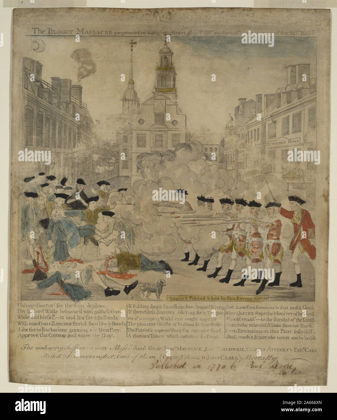 Bloody massacre king street hi-res stock photography and images - Alamy
