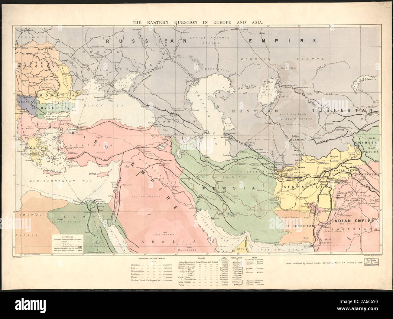 The Eastern Question in Europe and Asia Stock Photo - Alamy