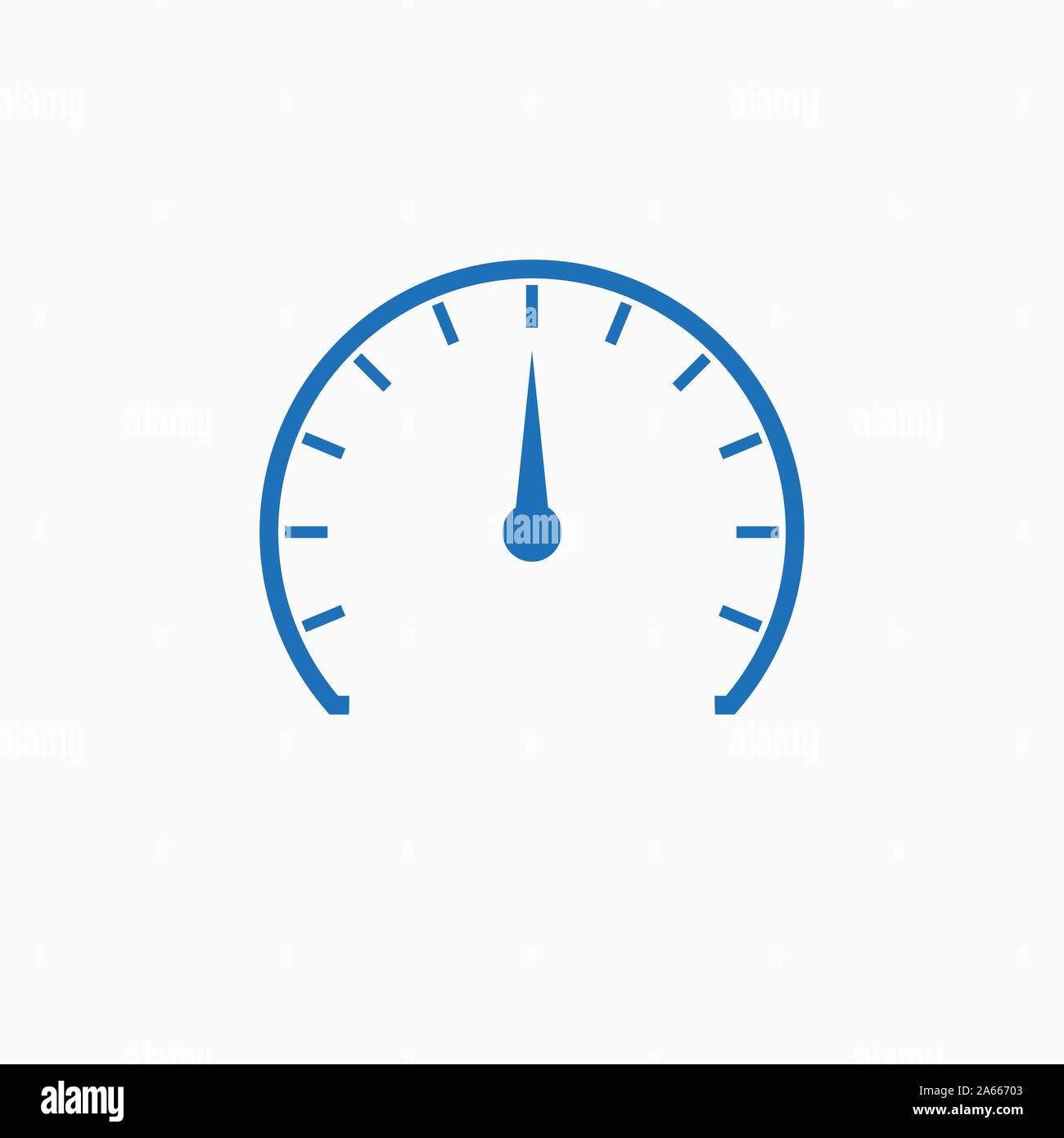 Speed, speedometer icon. Vector illustration, flat design Stock Vector ...