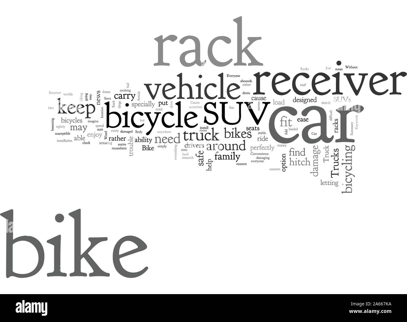 Car Roof Bike Racks Stock Vector Images - Alamy