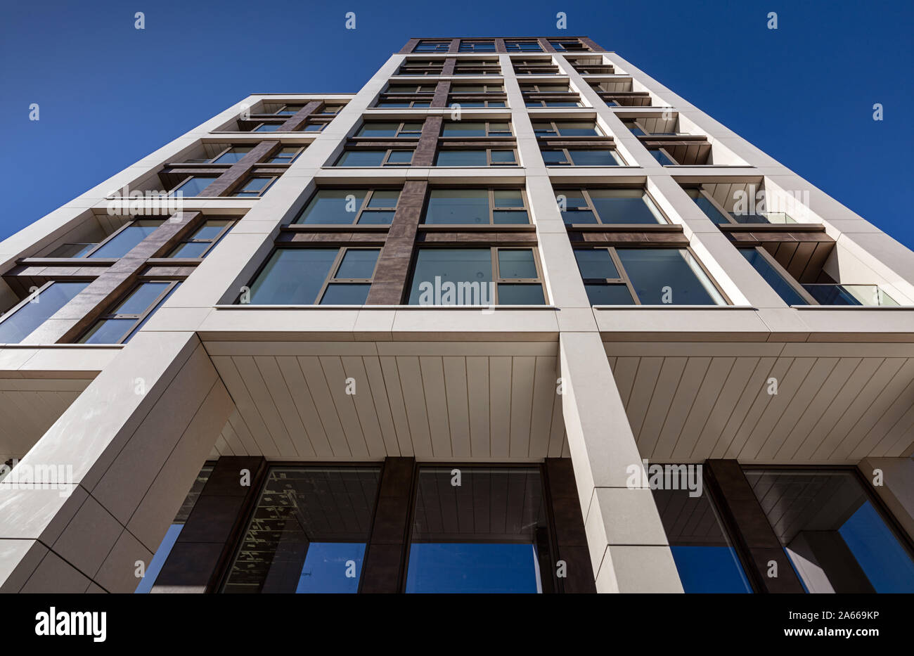 Carlton House luxury apartments, now called the Bowery Building, in ...