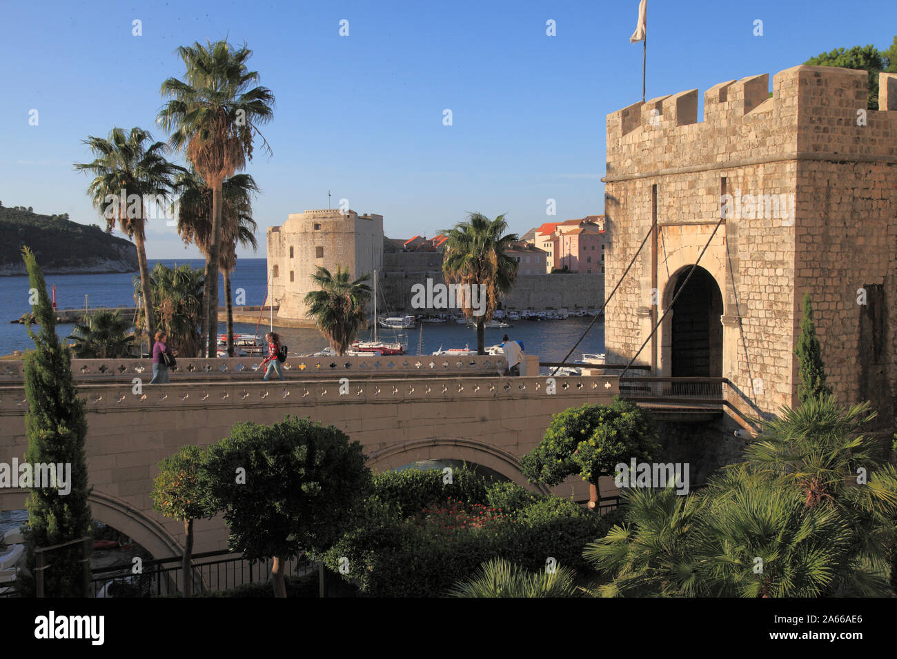 Croatia, Dubrovnik, skyline, Ploce Gate Stock Photo - Alamy
