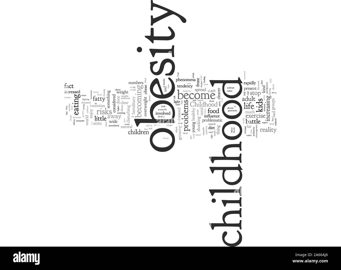 Obesity Children Stock Vector Images - Alamy