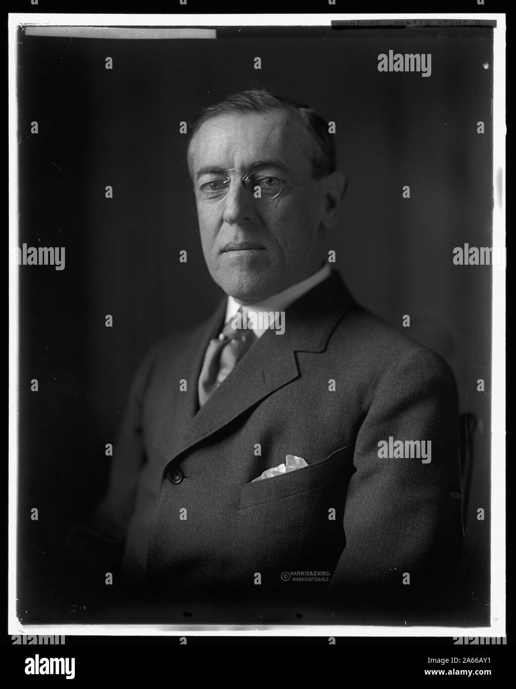 Woodrow wilson was elected president hi-res stock photography and ...