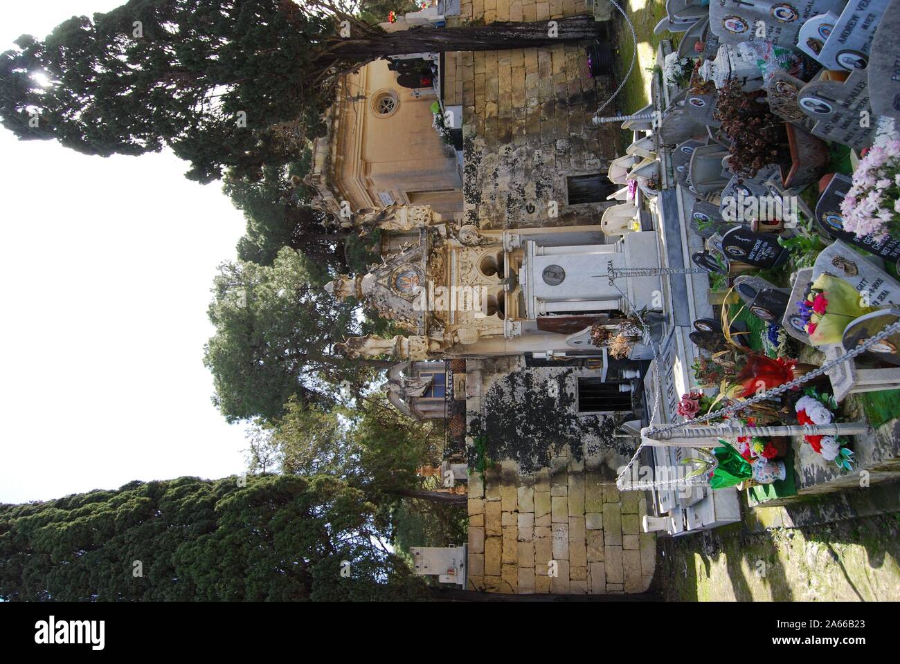 Malta, Marsa Cemetery Stock Photo - Alamy