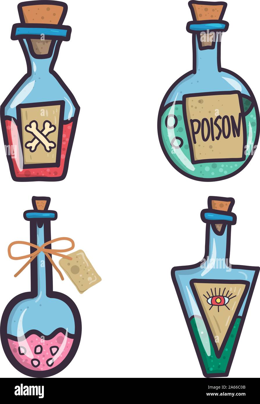 Poison Bottle Drawing