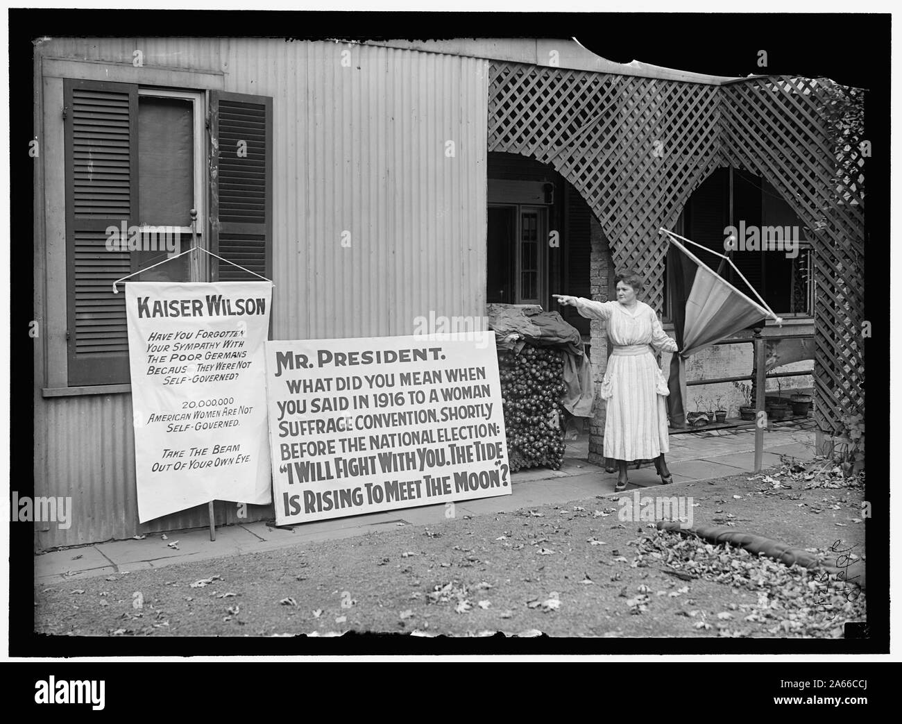 WOMAN SUFFRAGE BANNERS Stock Photo - Alamy