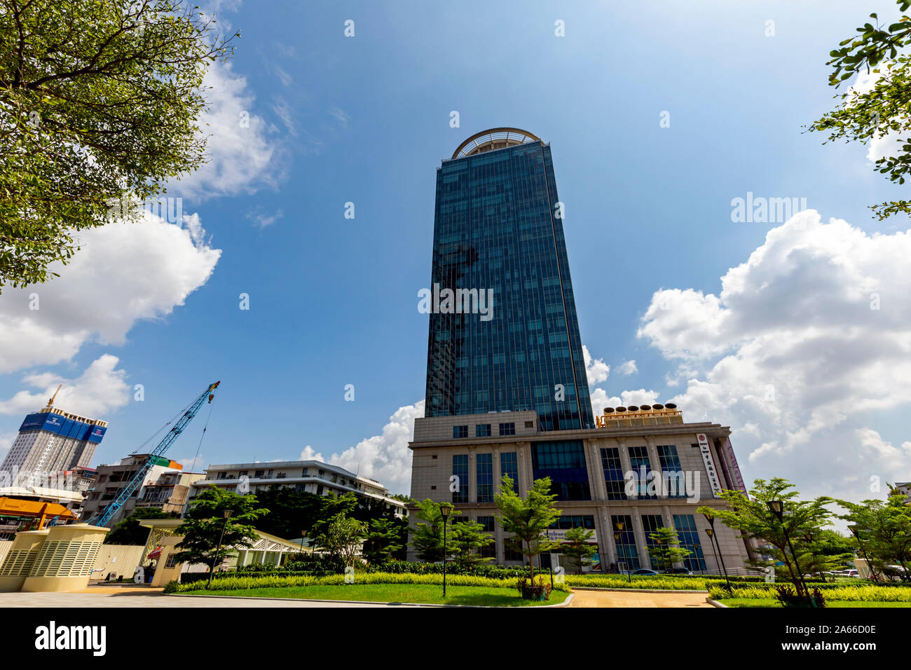 The Canadia Bank Building towers over the former Freedom Park & The ...