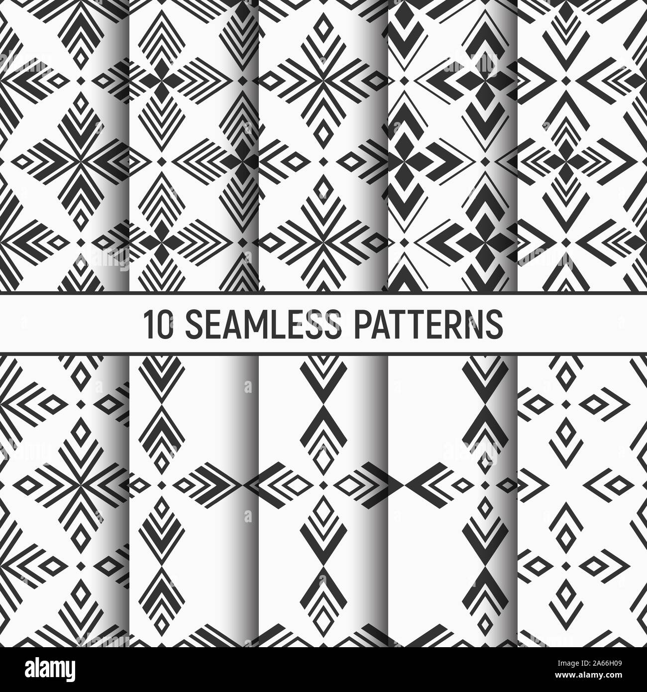 Ten patterns Stock Vector Images - Alamy