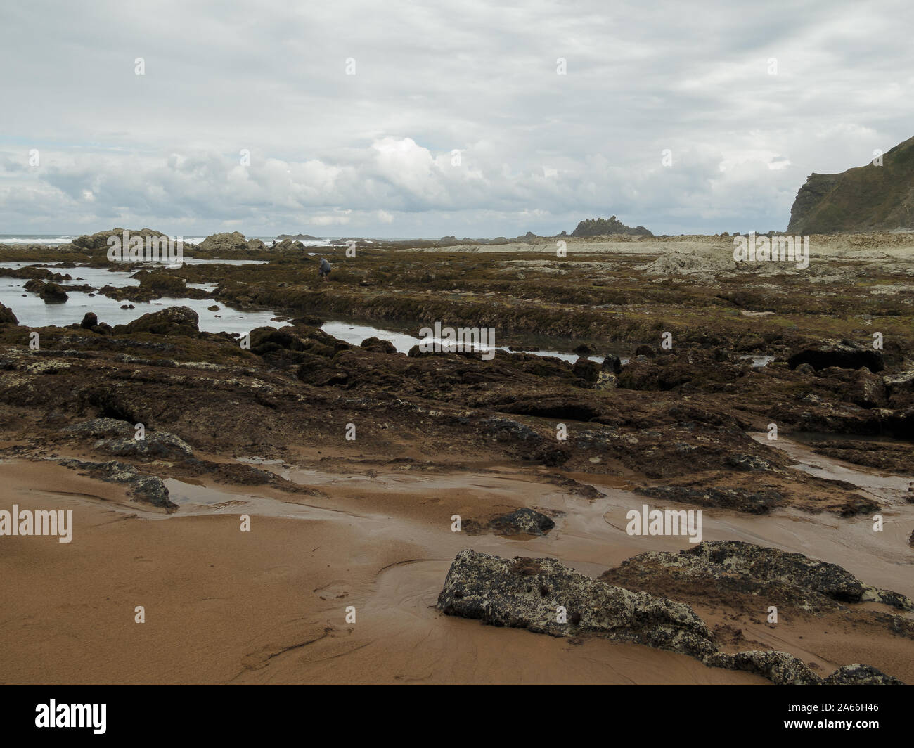 landscape at the beach in spain Stock Photo - Alamy