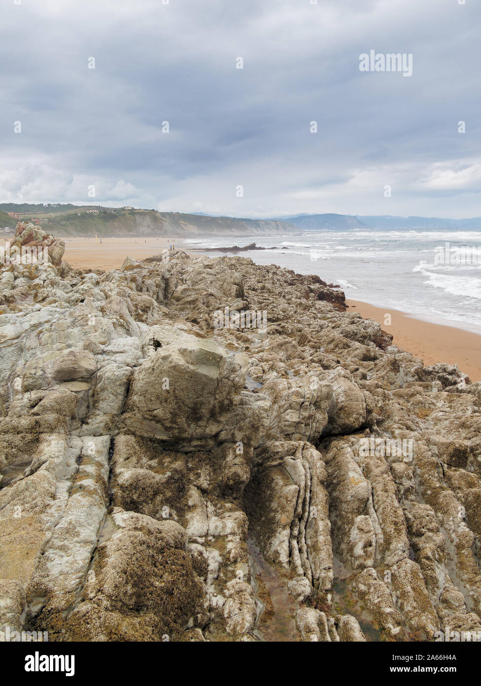 landscape at the beach in spain Stock Photo - Alamy
