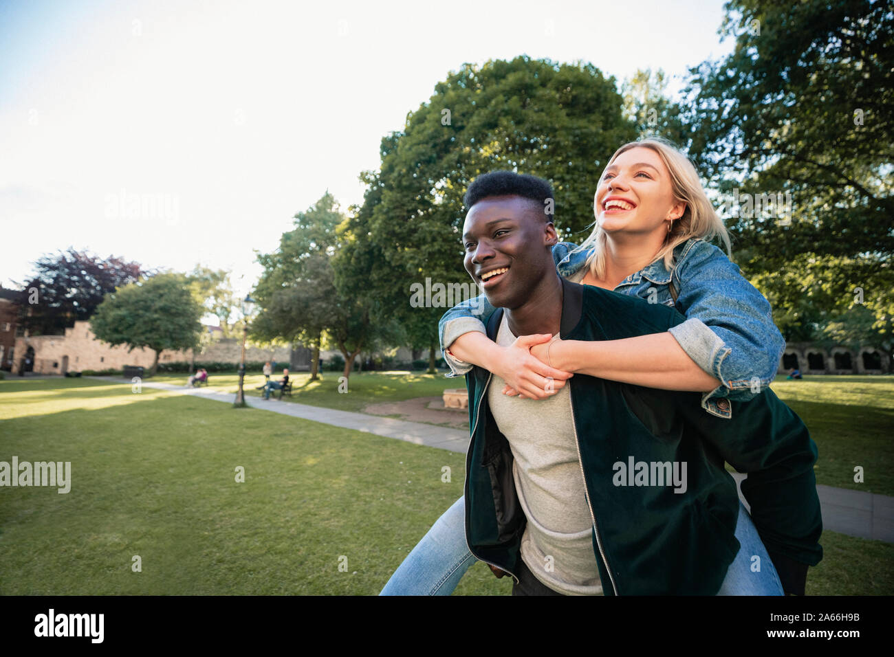 Giving a lift hi-res stock photography and images - Alamy