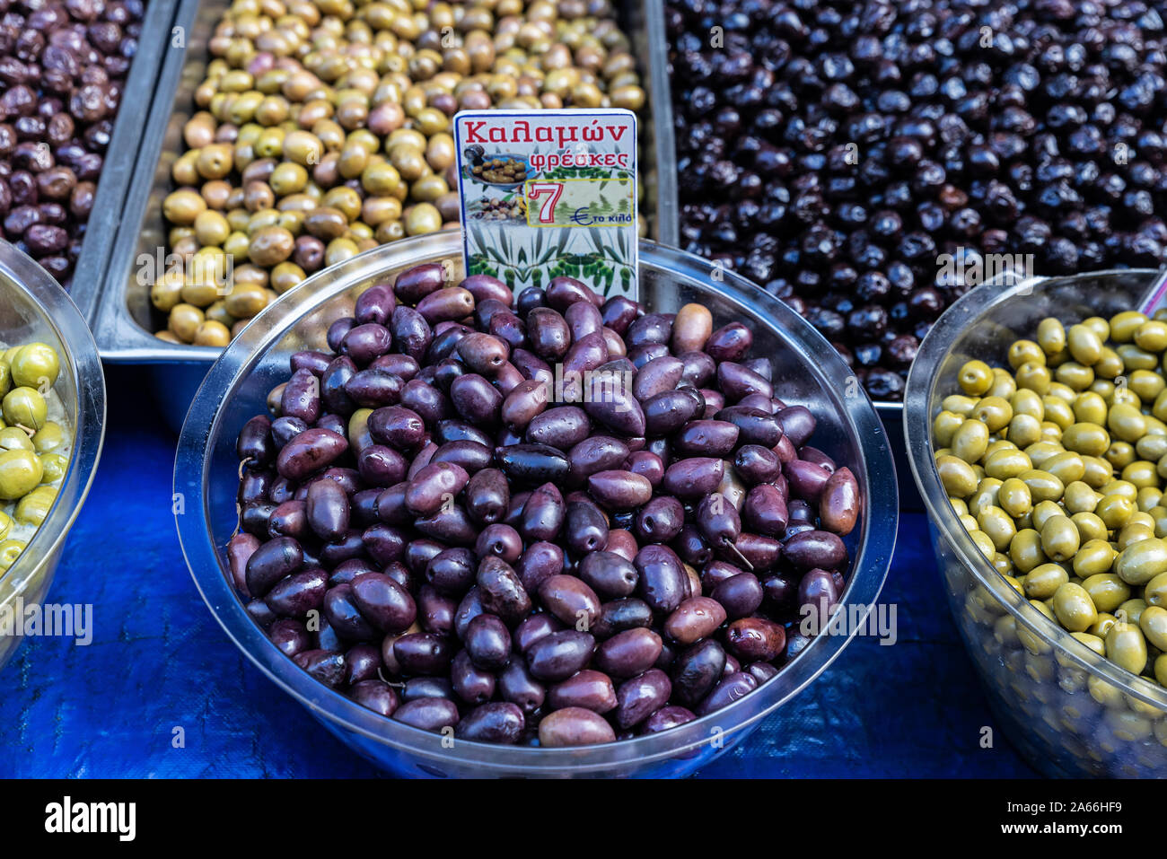 Olive stand athens hi-res stock photography and images - Alamy