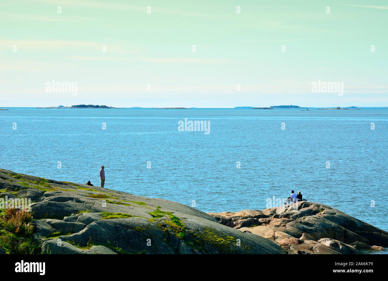 Suomenlinna Island in the Helsinki bay. A Unesco World Heritage Site ...