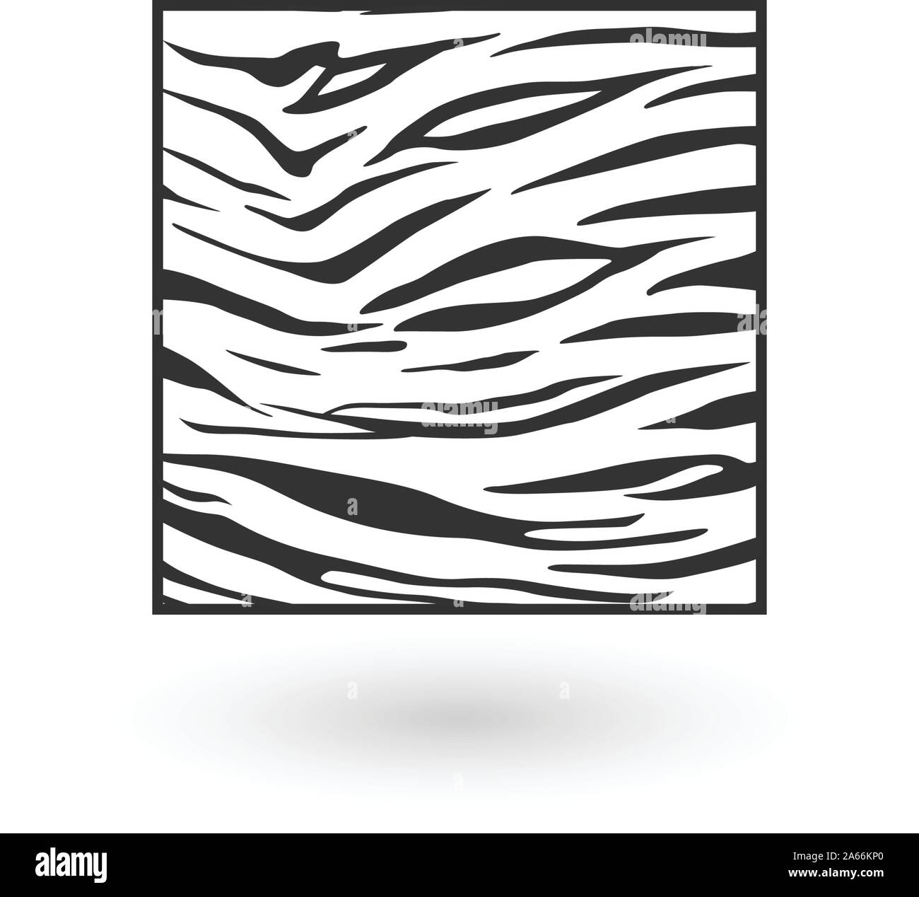 Animal background pattern zebra skin texture in square. Can be used as ...