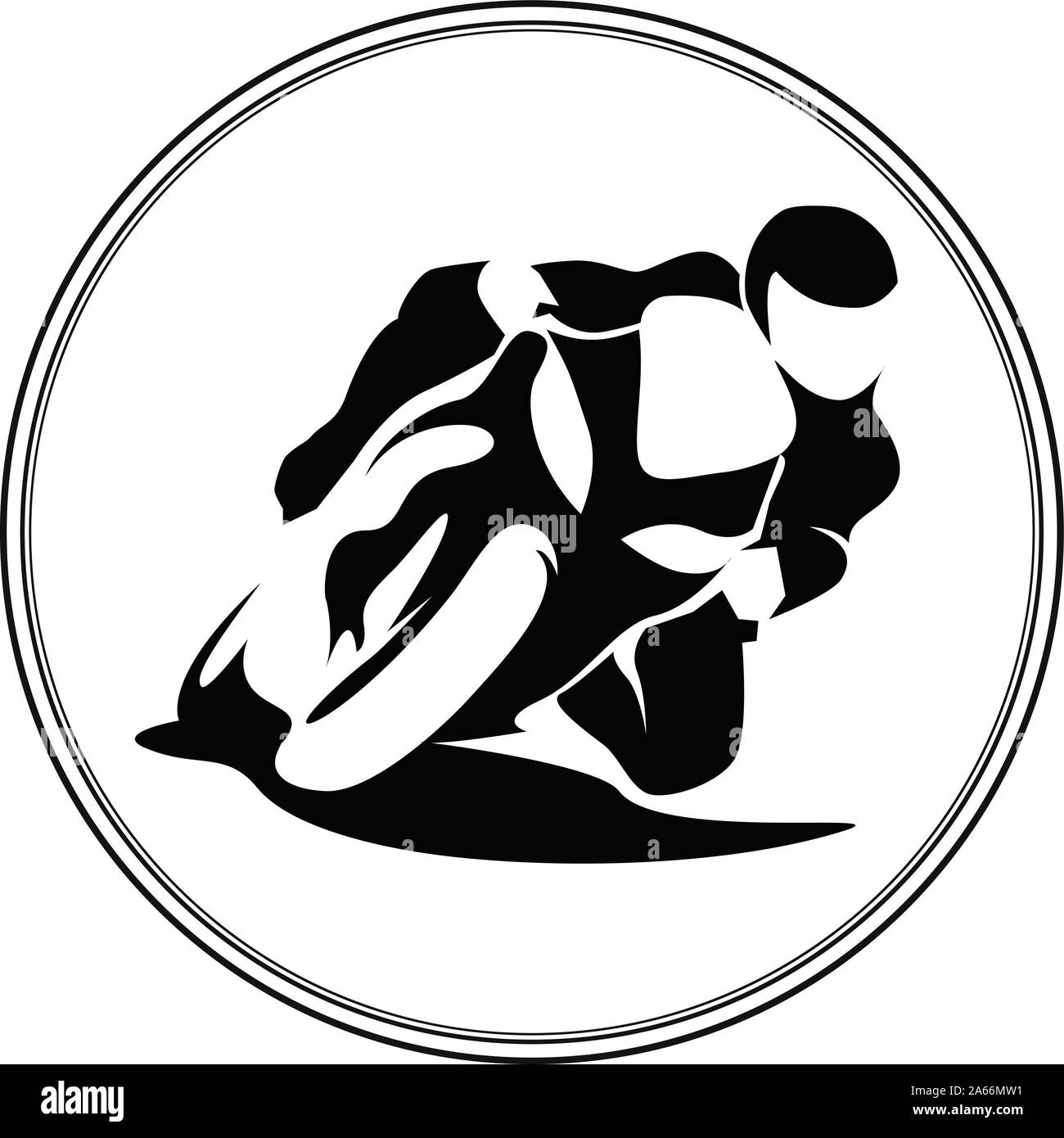 Bike racers Stock Vector Images - Alamy