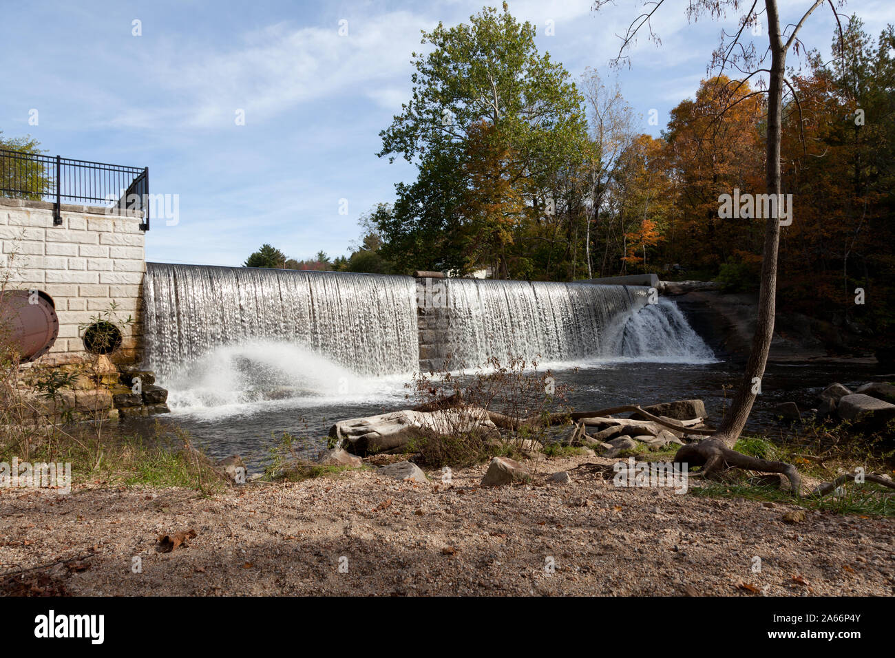 Waterfall at Beckley Furnace, Canaan, Connecticut Stock Photo - Alamy