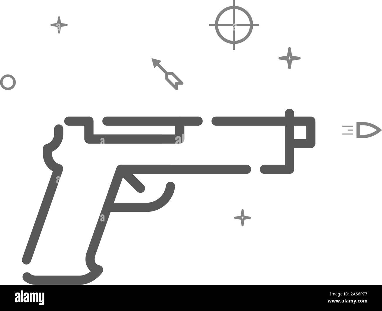 Pistol Vector Vectors High Resolution Stock Photography and Images - Alamy