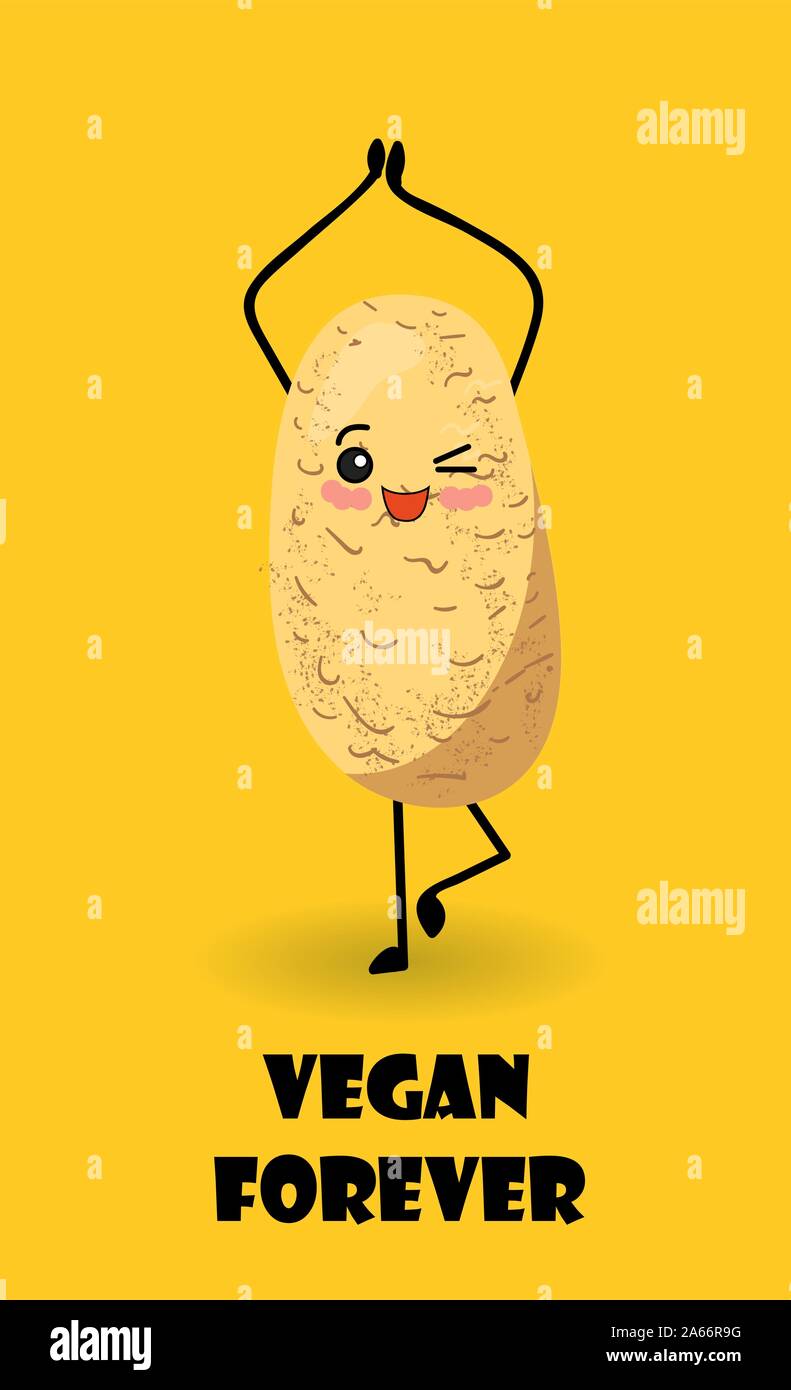 Vegan forever. Postcard to the international day of vegetarianism and ...