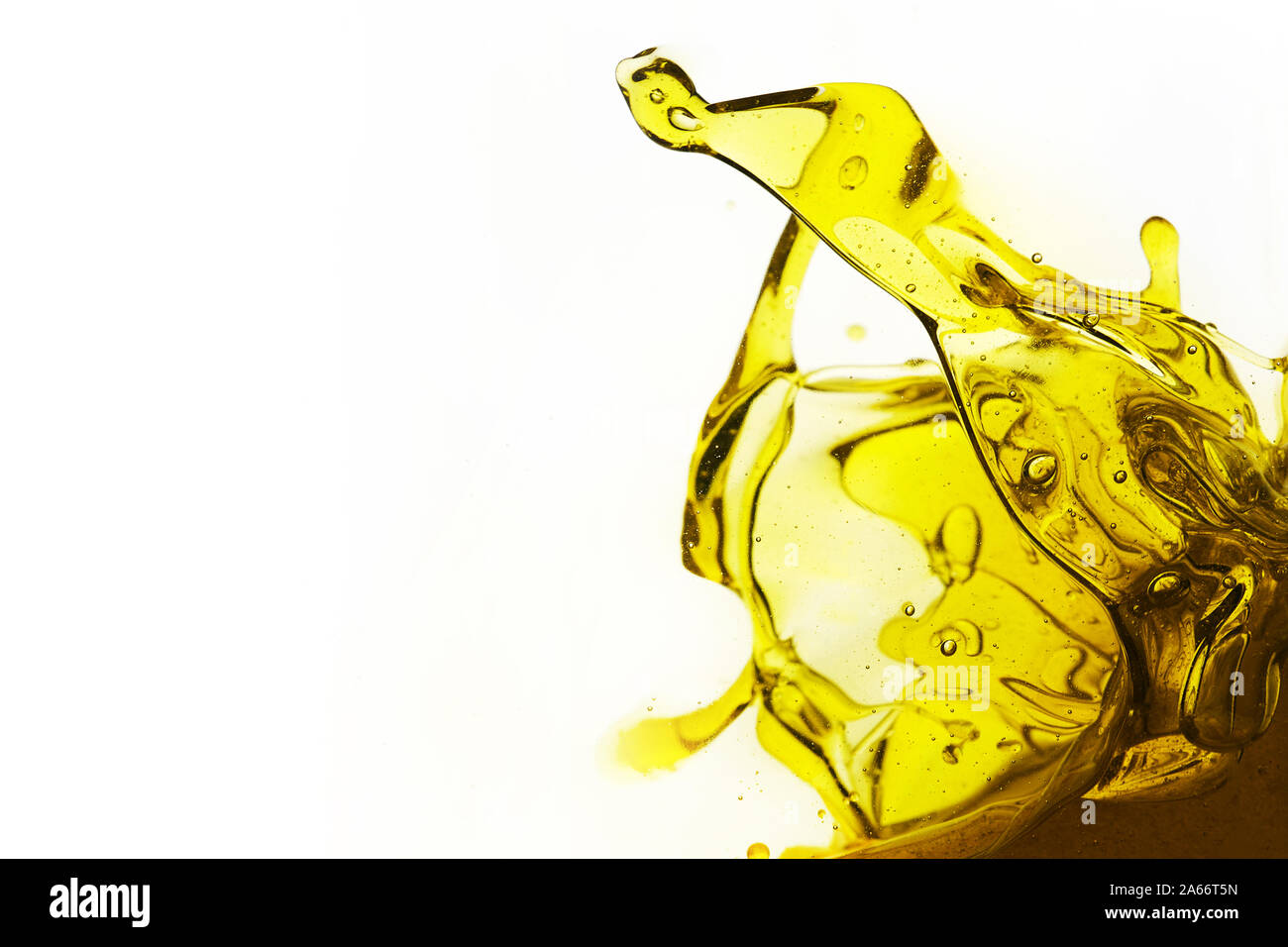 Oil Wave on a white background Stock Photo - Alamy