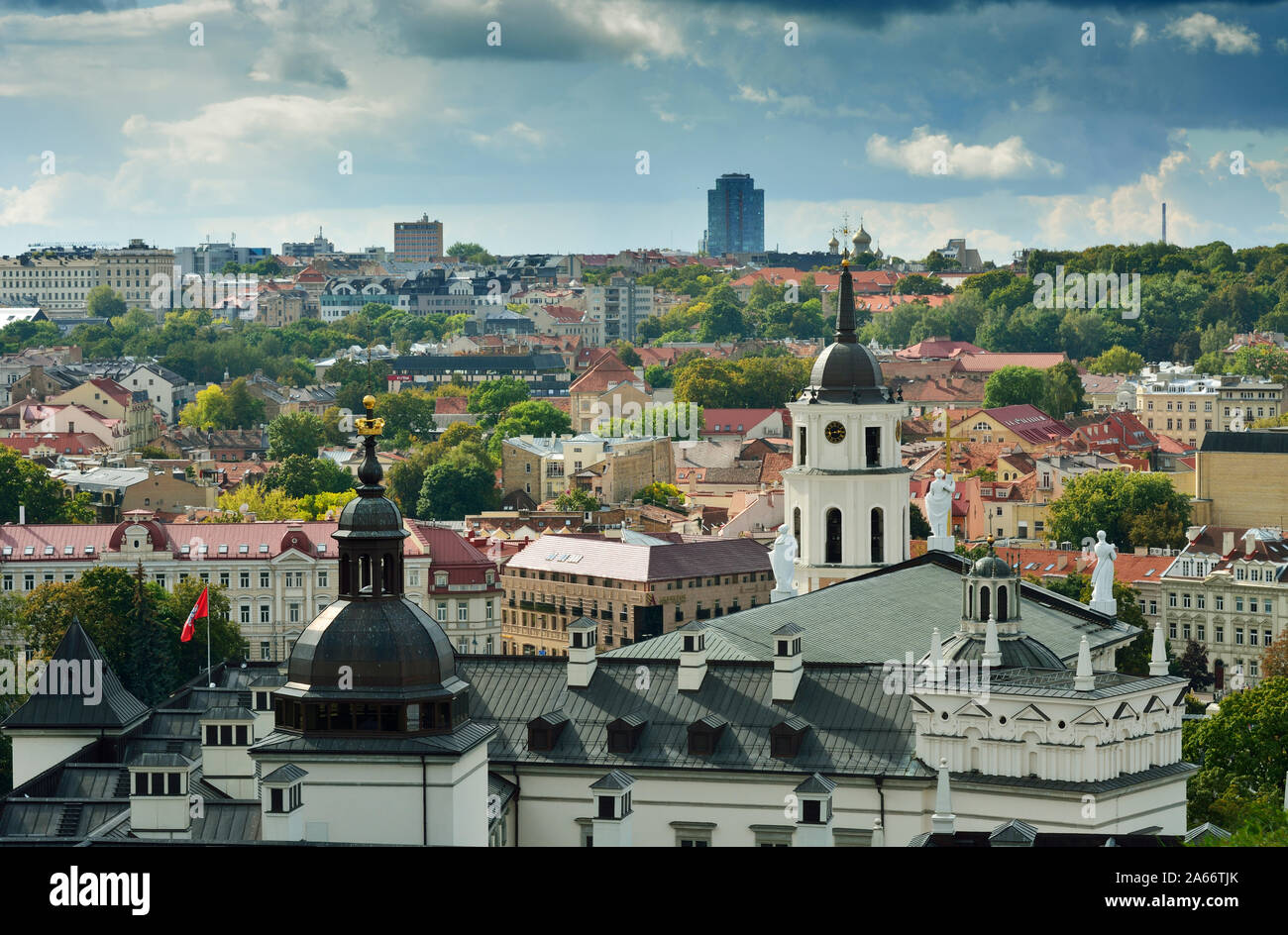 The Old Town, a Unesco World Heritage Site. Vilnius, Lithuania Stock ...