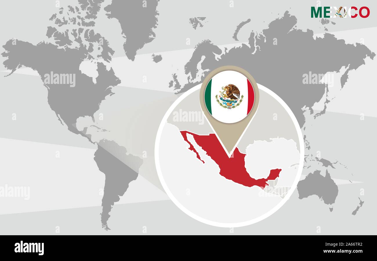 Mexico location Stock Vector Images - Alamy