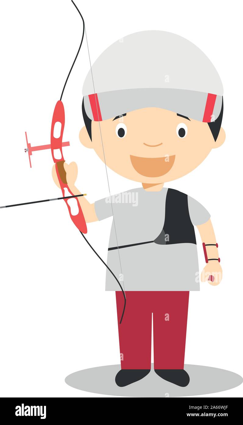 Archer cartoon hi-res stock photography and images - Alamy