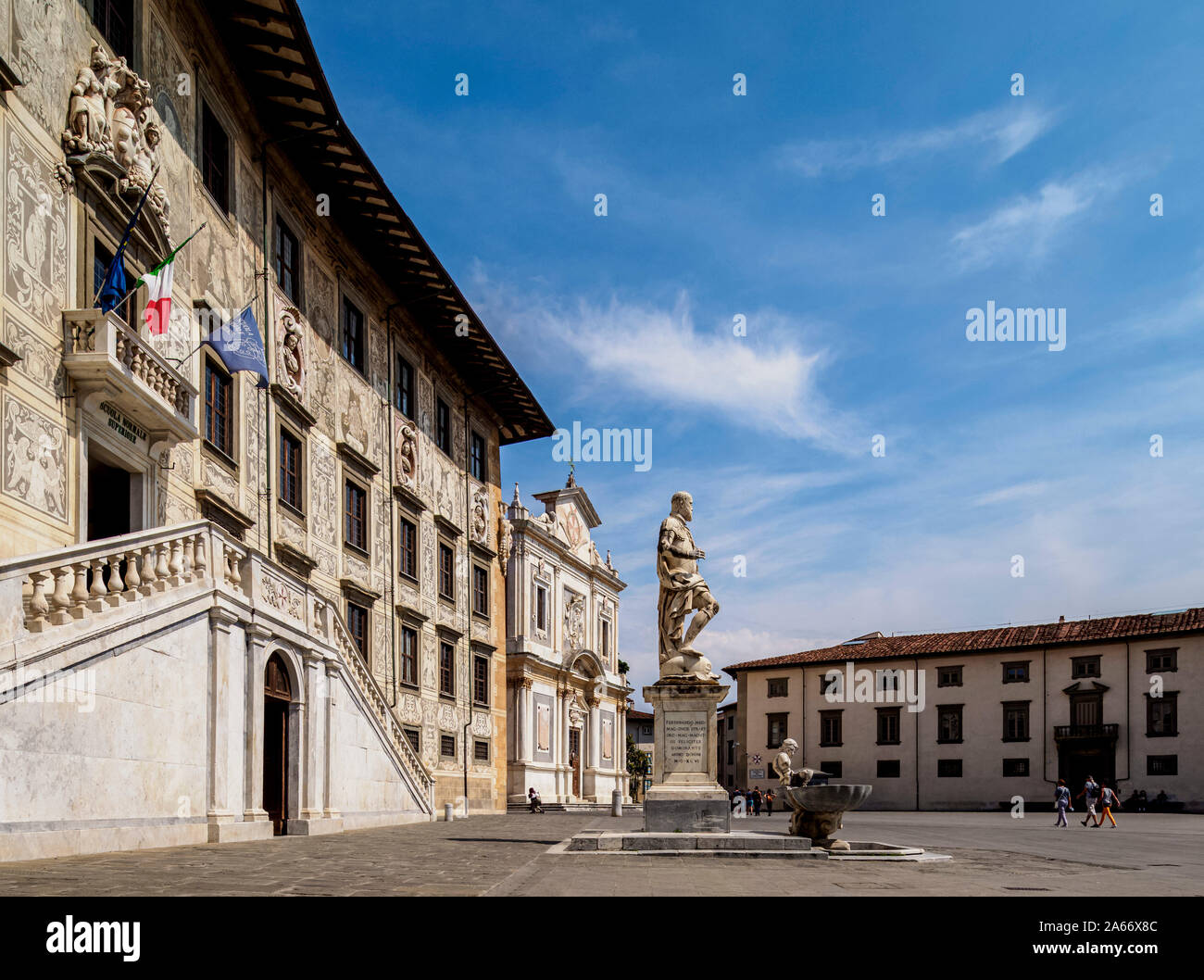 Palazzo della Carovana, Piazza dei Cavalieri, Knights' Square, Pisa ...