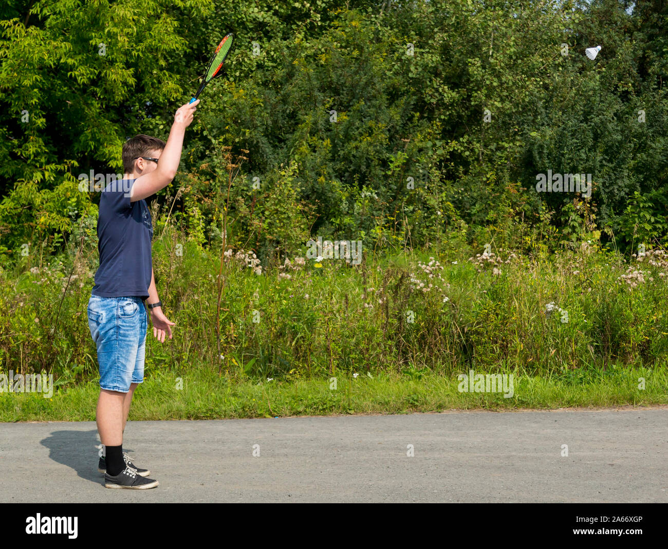 Hand and racket hi-res stock photography and images - Alamy