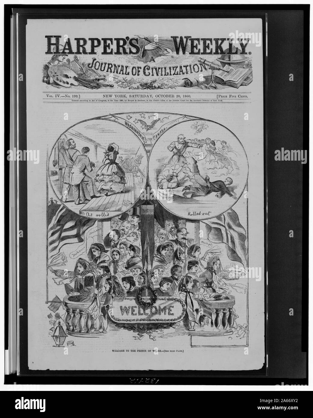 Welcome to the Prince of Wales Stock Photo - Alamy