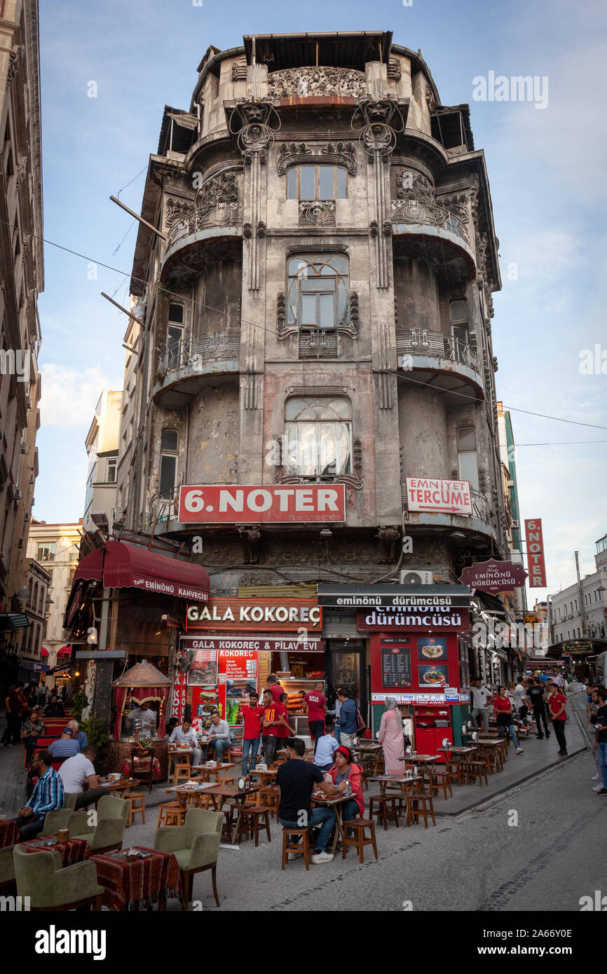 The Flora Han building in Istanbul in the Art Nouveau style Stock Photo ...