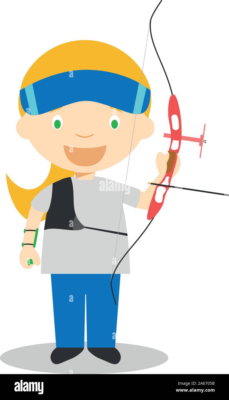 Olympic Archery Clipart