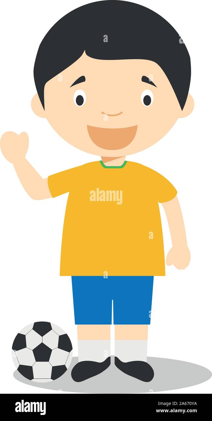 Cartoon football man character hi-res stock photography and images - Alamy