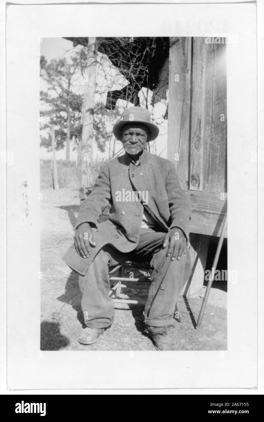 Wes Brady, ex-slave, Marshall, Texas. Forms part of: Portraits of ...