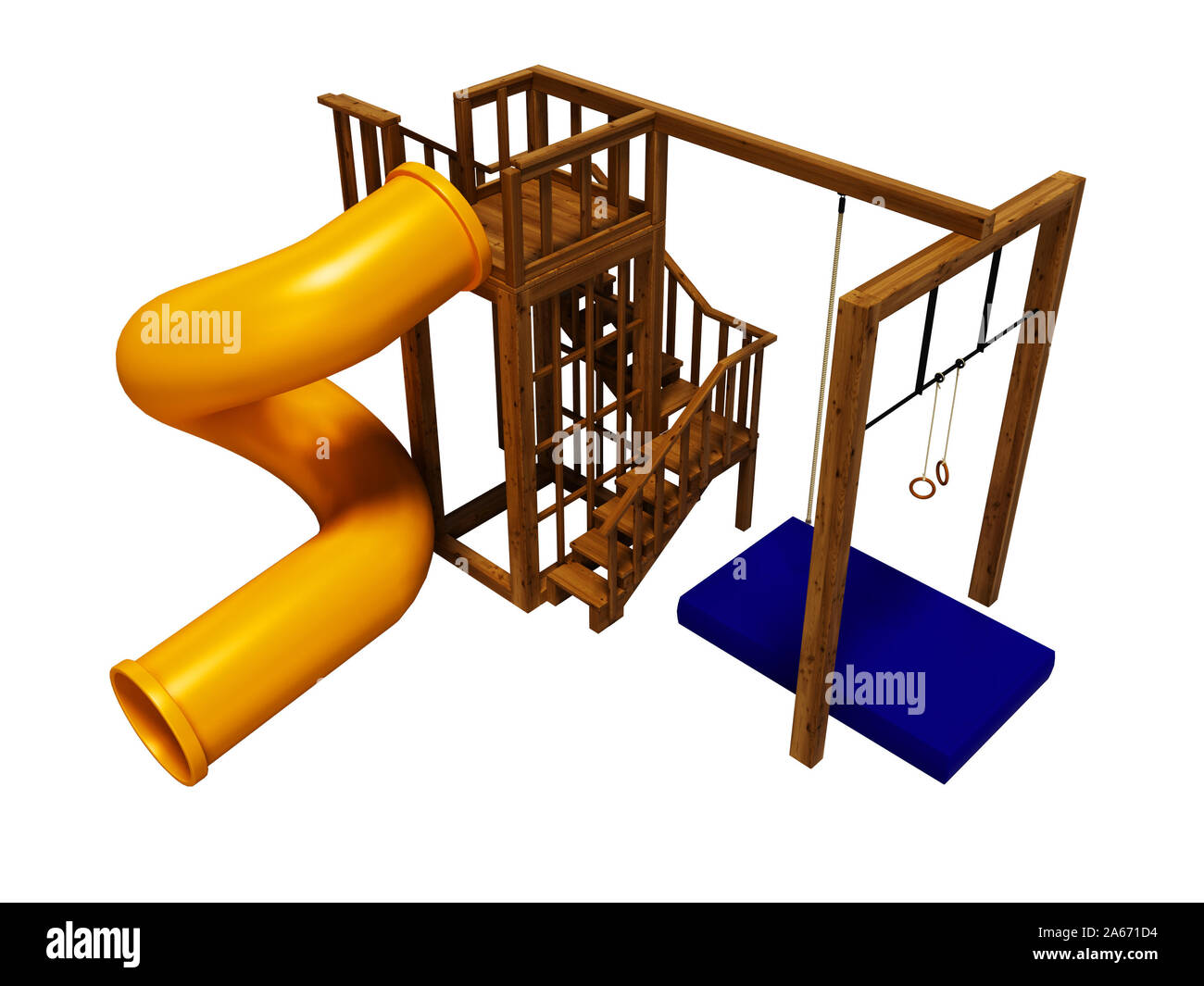 Playground slide Cut Out Stock Images & Pictures - Alamy